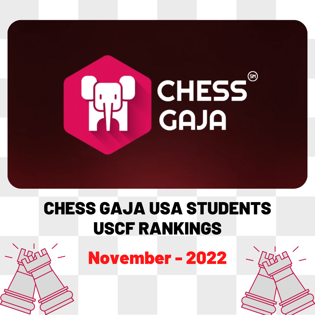 Top 100 USCF Rankings15 Chess Gaja Students Shine: Nov 2022