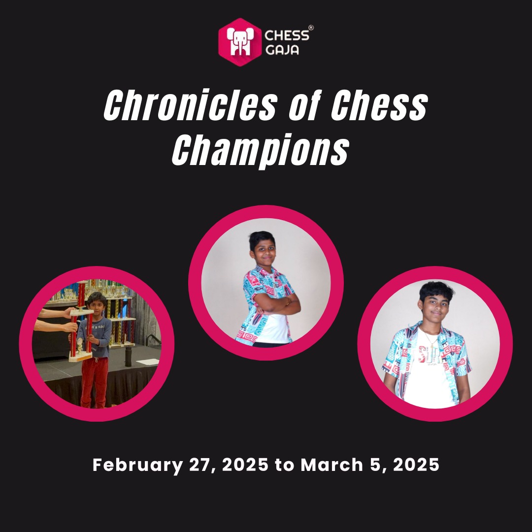Chess Gaja Students Shine in Recent Tournaments!